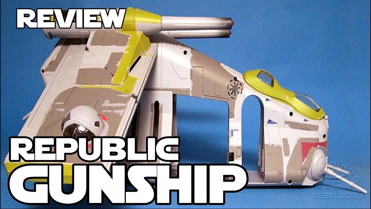 Review Republic Gunship - Star wars - YouTube