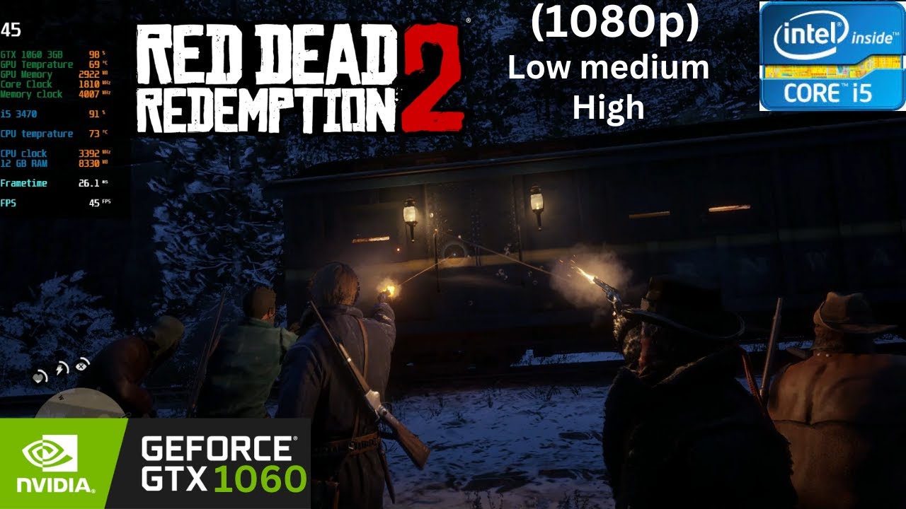 GTX 1060 3GB - Red Dead Redemption 2 | 1080p - High -Medium -Low | Core ...