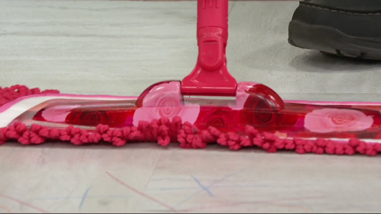 QuickMop Spray Mop with 2 Microfiber Pads by Campanelli on QVC - YouTube