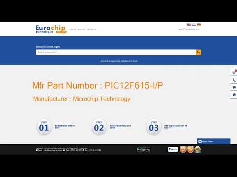 PIC12F615 I P - YouTube