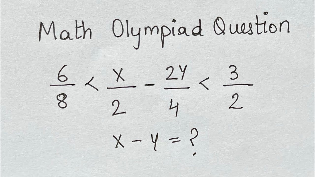 Greece | Math Olympiad Question | Grades 4 - 8 - YouTube