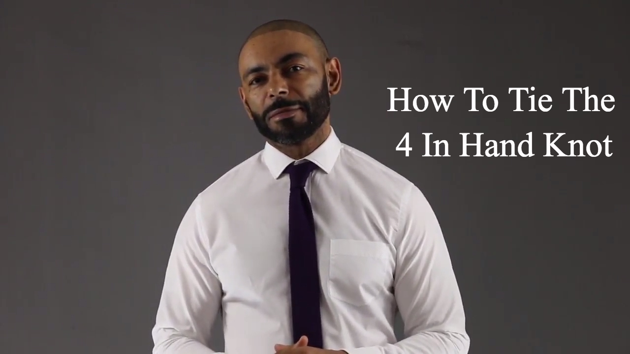 How To Tie The 4 In Hand Knot - YouTube