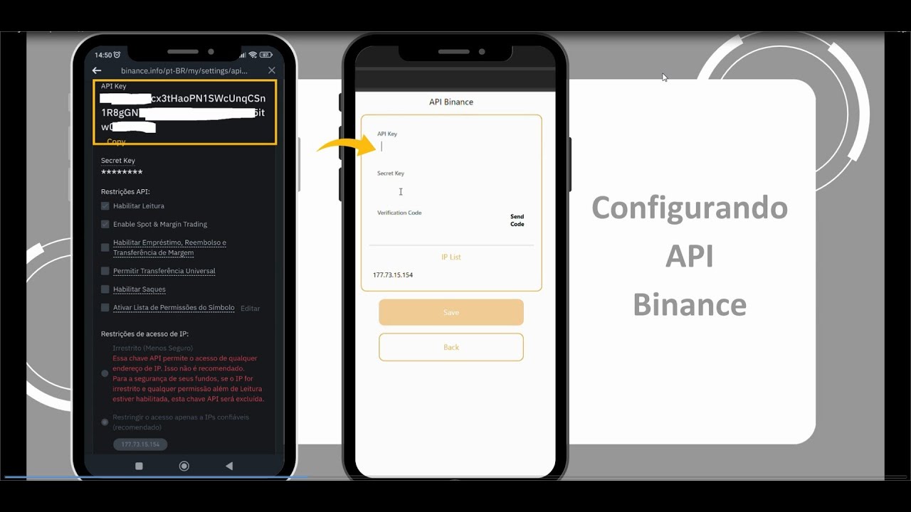 Tutorial: Configurando API da Binance no aplicativo SRCripto #binance ...
