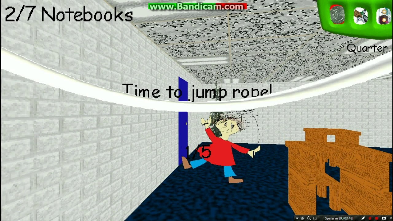 If I collect a notebook, I switch Baldi game - Baldi's Basics in ...