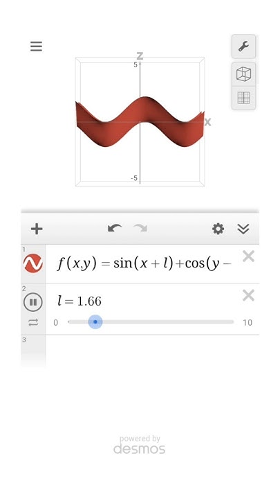 3d waves in desmos graphing calculator #desmos #math #animation #mathematics #mathanimation # ...