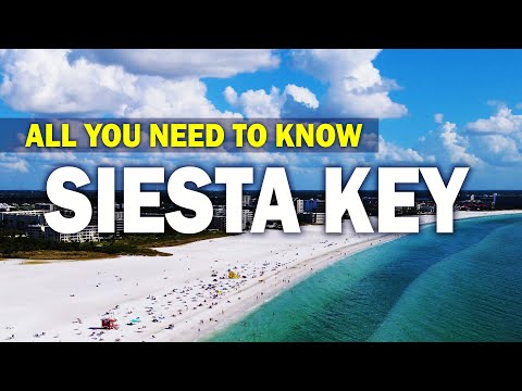SIESTA KEY BEACH FLORIDA / Travel Island Guide 4K / The Village, Things to do & Beaches
