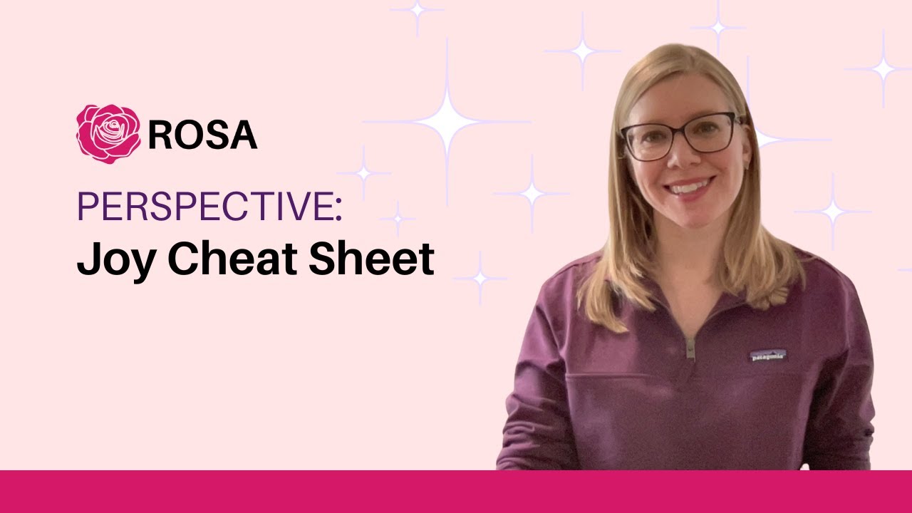 What is a Joy Cheat Sheet - YouTube