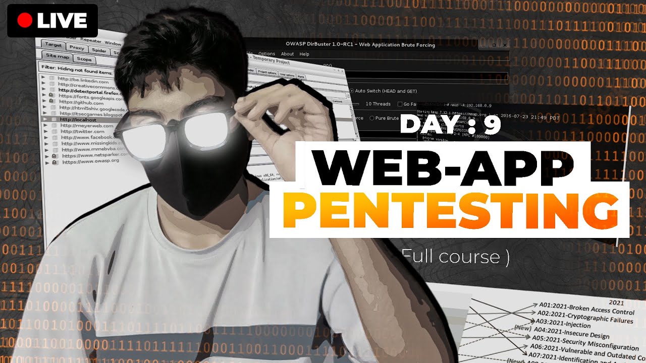 🔴 Live Web-App Pentesting | Day 9 | Live Ethical Hacking and ...