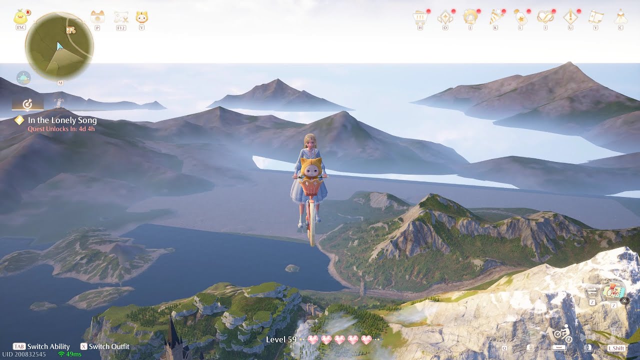 Infinity Nikki Glitch: How to Launch into the Sky with the Bicycle ...