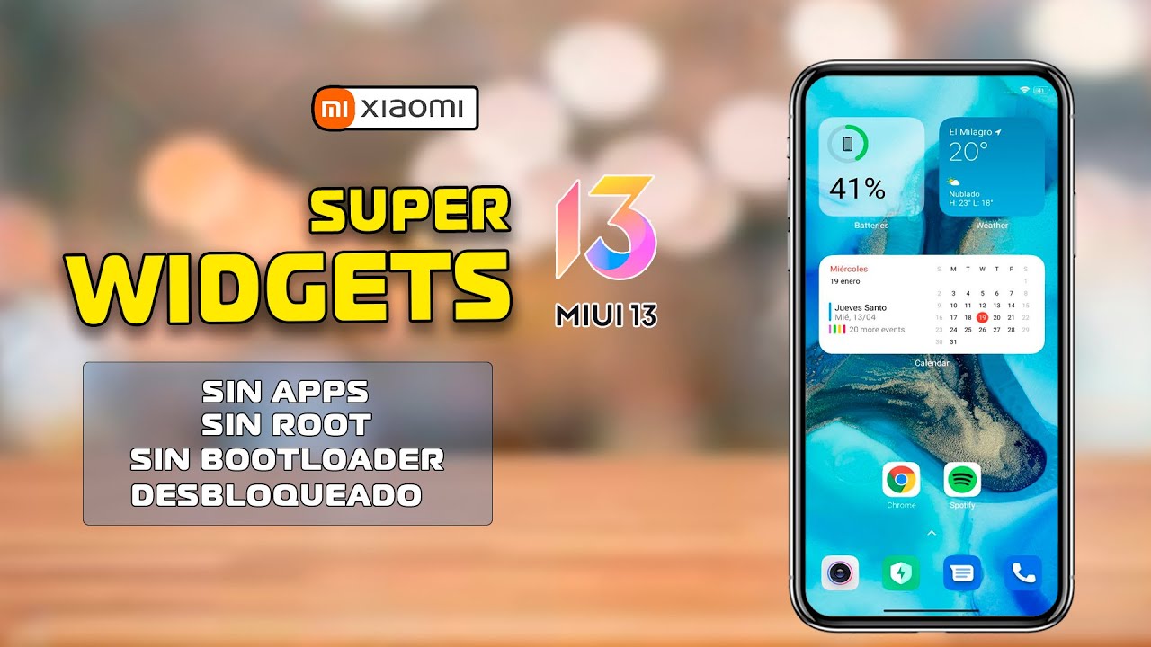 Miui 13 - Súper Widgets SÚPER FÁCIL - En TODOS los XIAOMI - SIN APPS ...