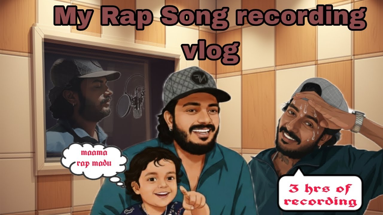 My first vlog | How i record my rap music | hip-hop - YouTube