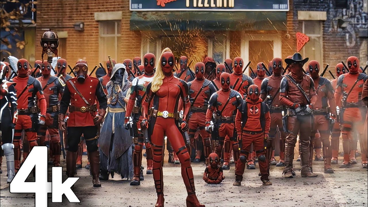 DeadPool All variants entry scene || Ladypool, kidpool, babypool - YouTube