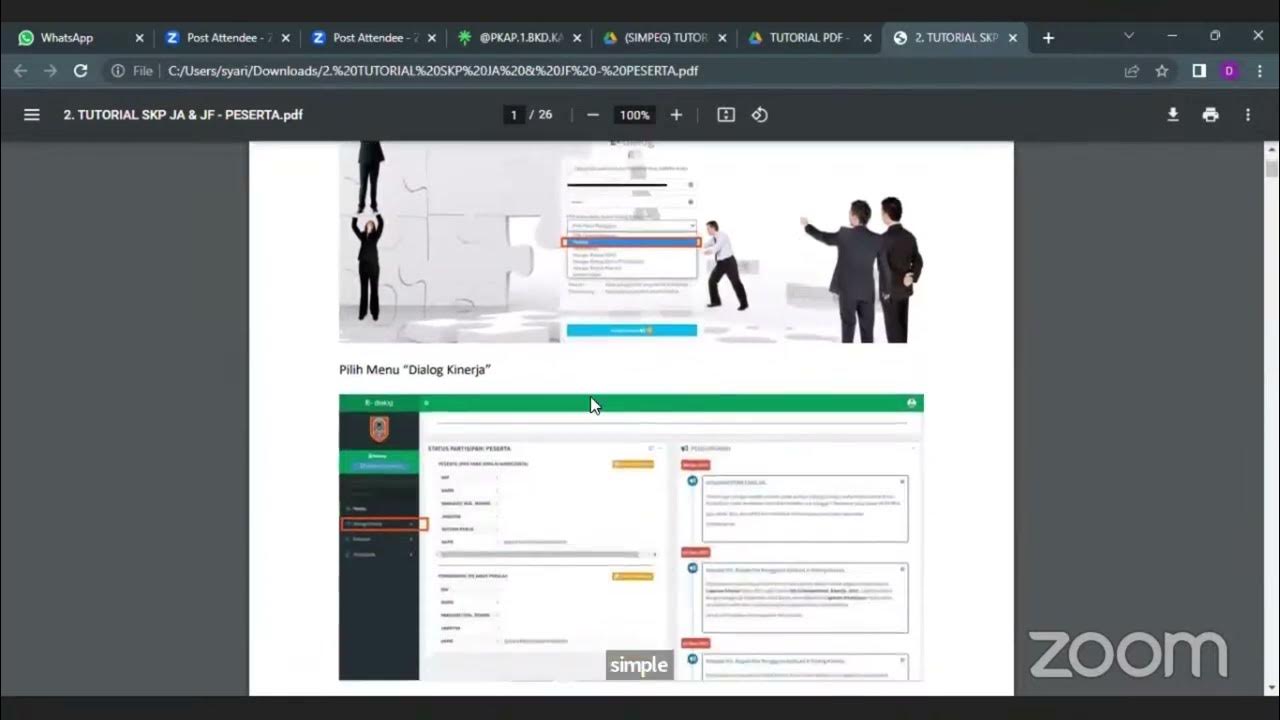 Workshop simpeg Part 5. Teknis Pengisian eDialog - YouTube