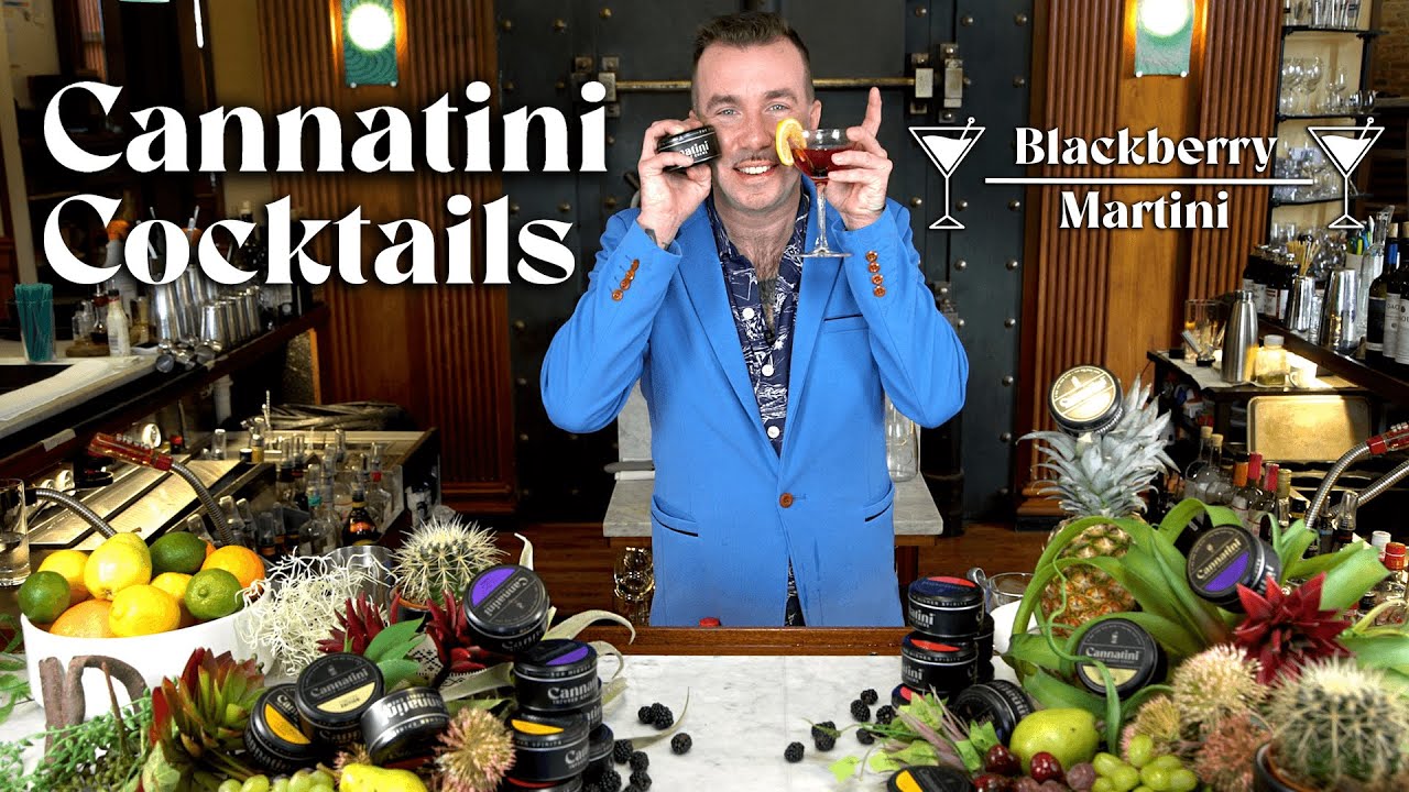 Cannatini Cocktails - Blackberry Martini - YouTube