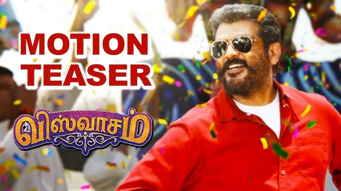 Viswasam Official Motion Poster Ajith Kumar Viswasam Viswasam