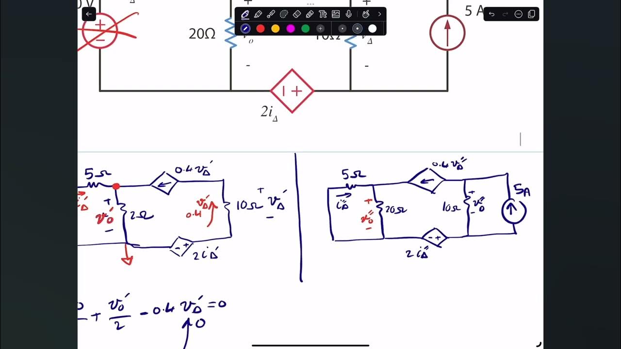 M6 - 3 - Superposition: Circuits Containing Dependent Sources - YouTube