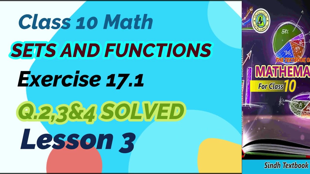 Class 10 Math Exercise 17 1 Lesson 3 Q 2 3 4 All Parts Solved Unit