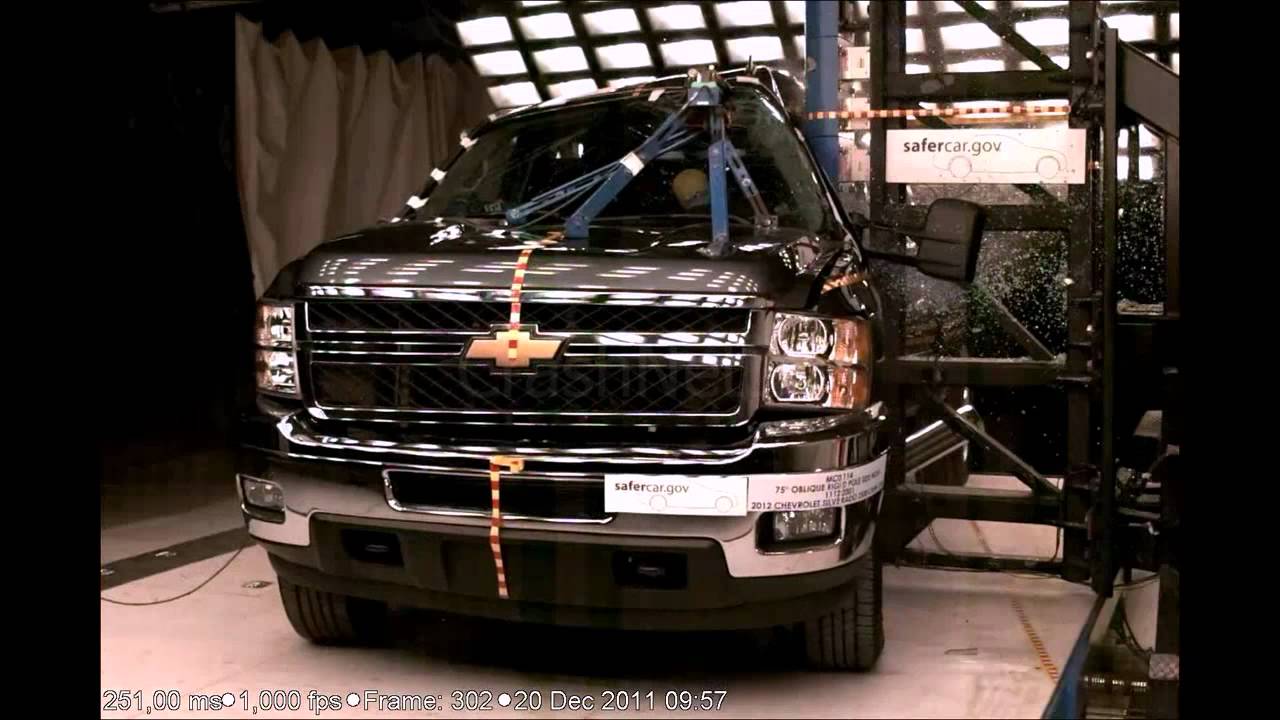 Chevrolet Silverado 2500 Crew Cab | 2012 | Pole Crash Test | NHTSA ...