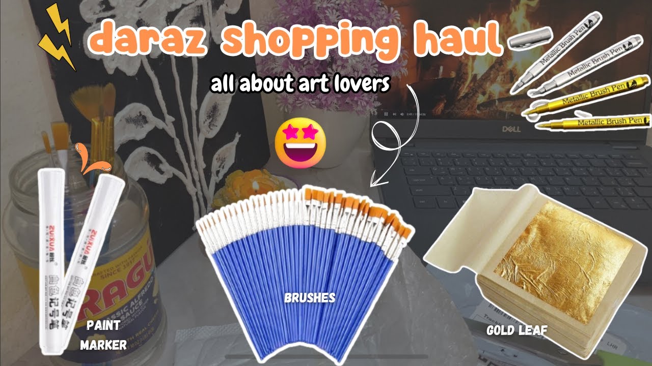 Daraz Shopping Haul | Art Supplies #art #haul #shopping - YouTube