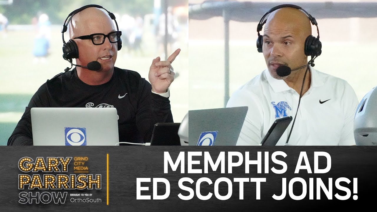 On-Site at the Memphis Football Facility, Guests Dr. Ed Scott & Coach ...