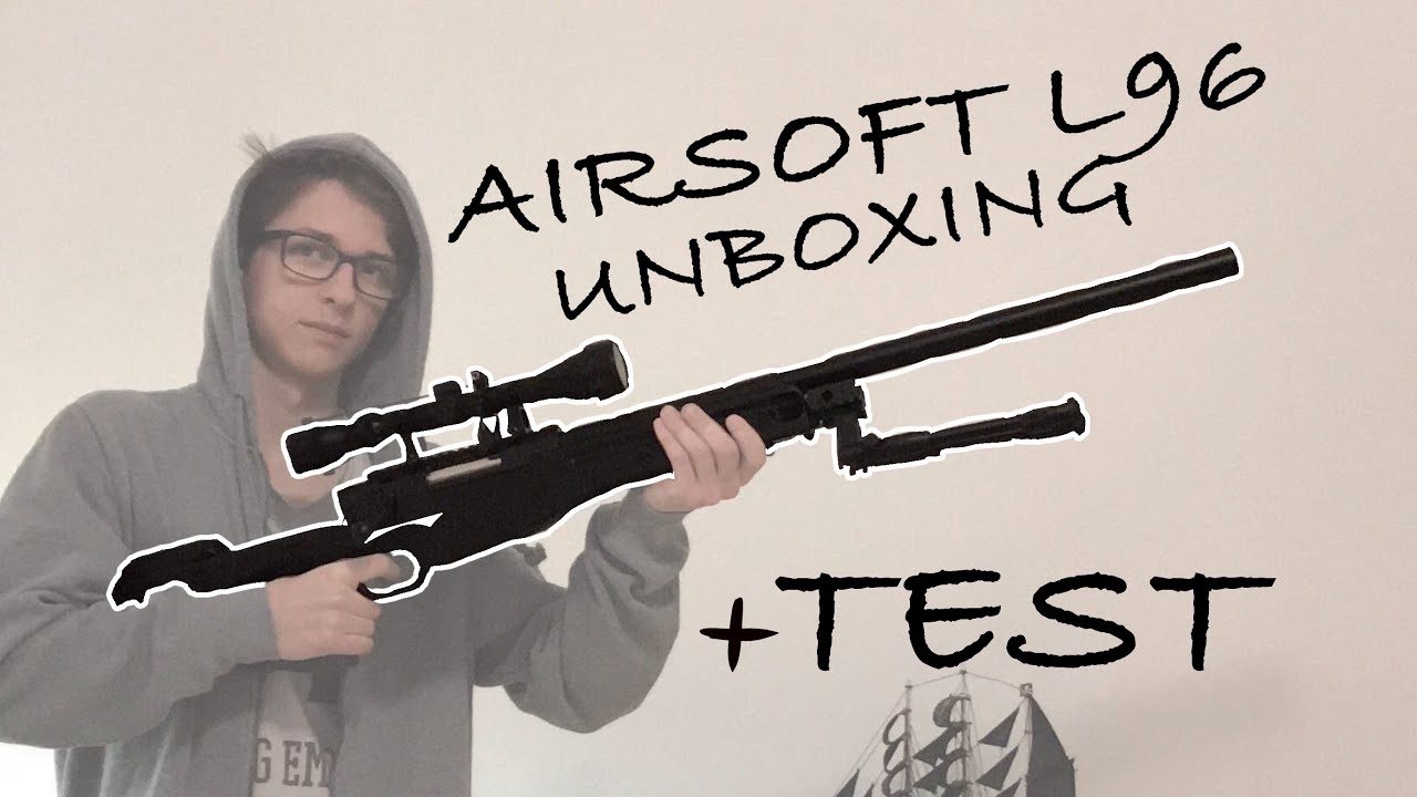 AIRSOFT L96 Unboxing + Test : Flying Emotions - YouTube