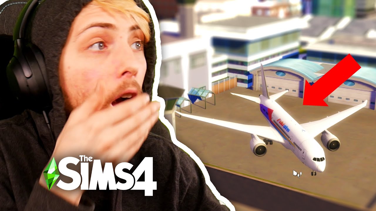 Sims 4 OPEN WORLD #5 — Airplane Pilot Career! ️ - YouTube