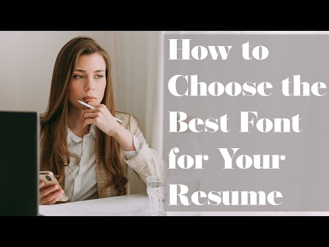 What Size Font Should I Put For My Resume