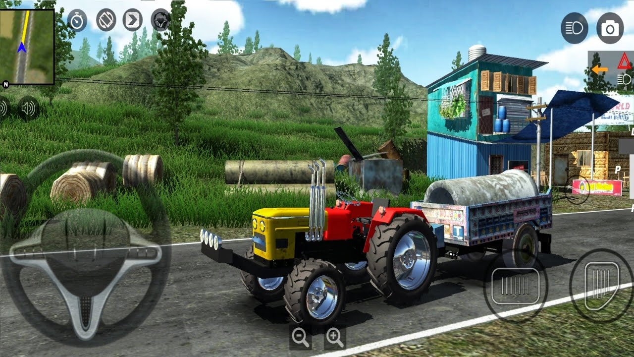 Indian Tractor Simulator Game | Cargo Trolley Tractor Game | Indian ...
