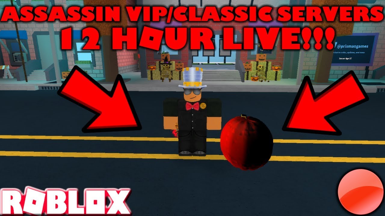 #ROADTO5KSUBS - ROBLOX ASSASSIN VIP/CLASSIC SERVERS W/ VIEWERS (12 HOUR ...