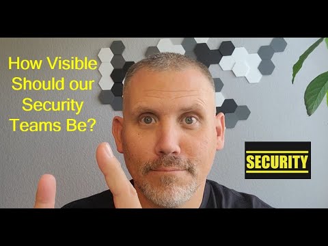 How Visible Should our Security Teams Be to Attendees? - YouTube