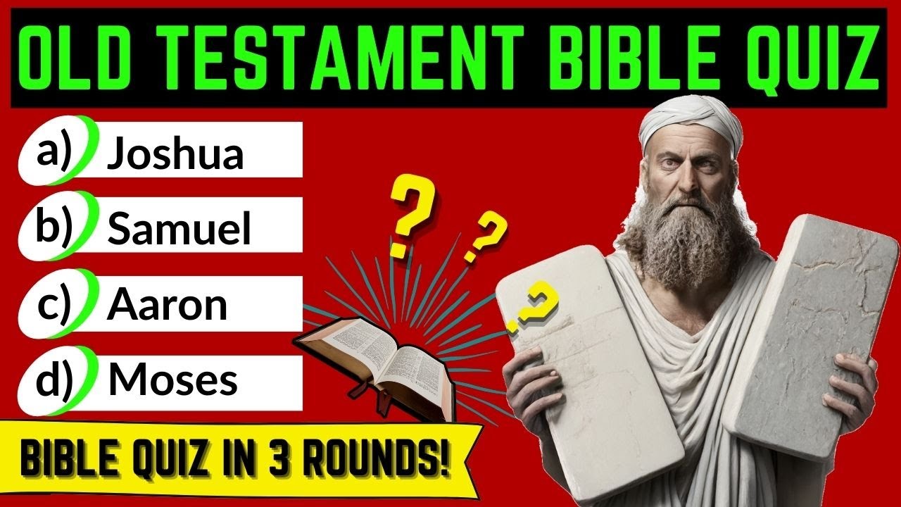 The Ultimate Old Testament Bible Quiz🤔 : 3 Levels - 30 Questions! - YouTube