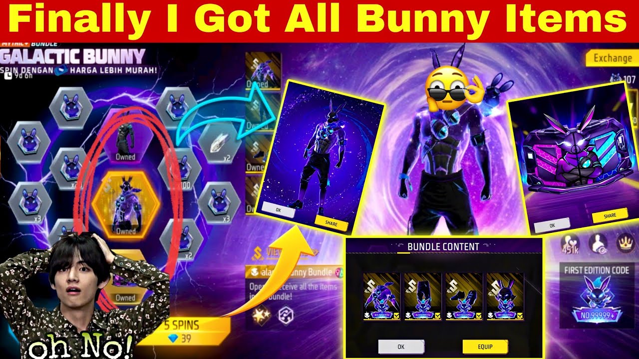 Finally I Got All Bunny Items || Bunny Bundle Confirm Date 2025 || Free ...