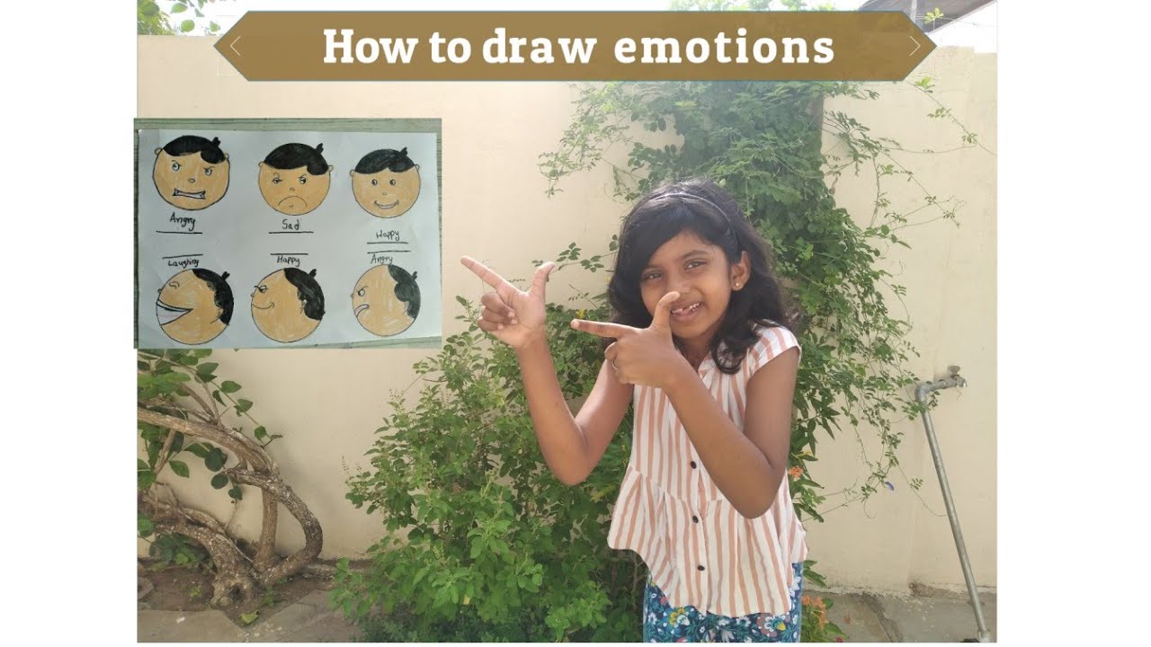 How to draw emotions || Drawing emotions step by step || drawing faces ...