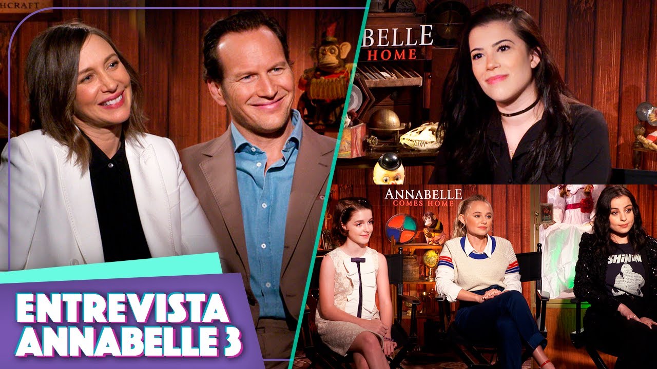 VERA FARMIGA E PATRICK WILSON FALAM DE ANNABELLE 3 E INVOCAÇÃO DO MAL 3 ...