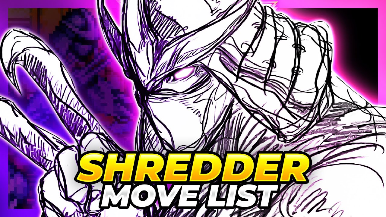 SHREDDER MOVE LIST - TMNT x Justice League Turbo (TMNTXJL) - YouTube