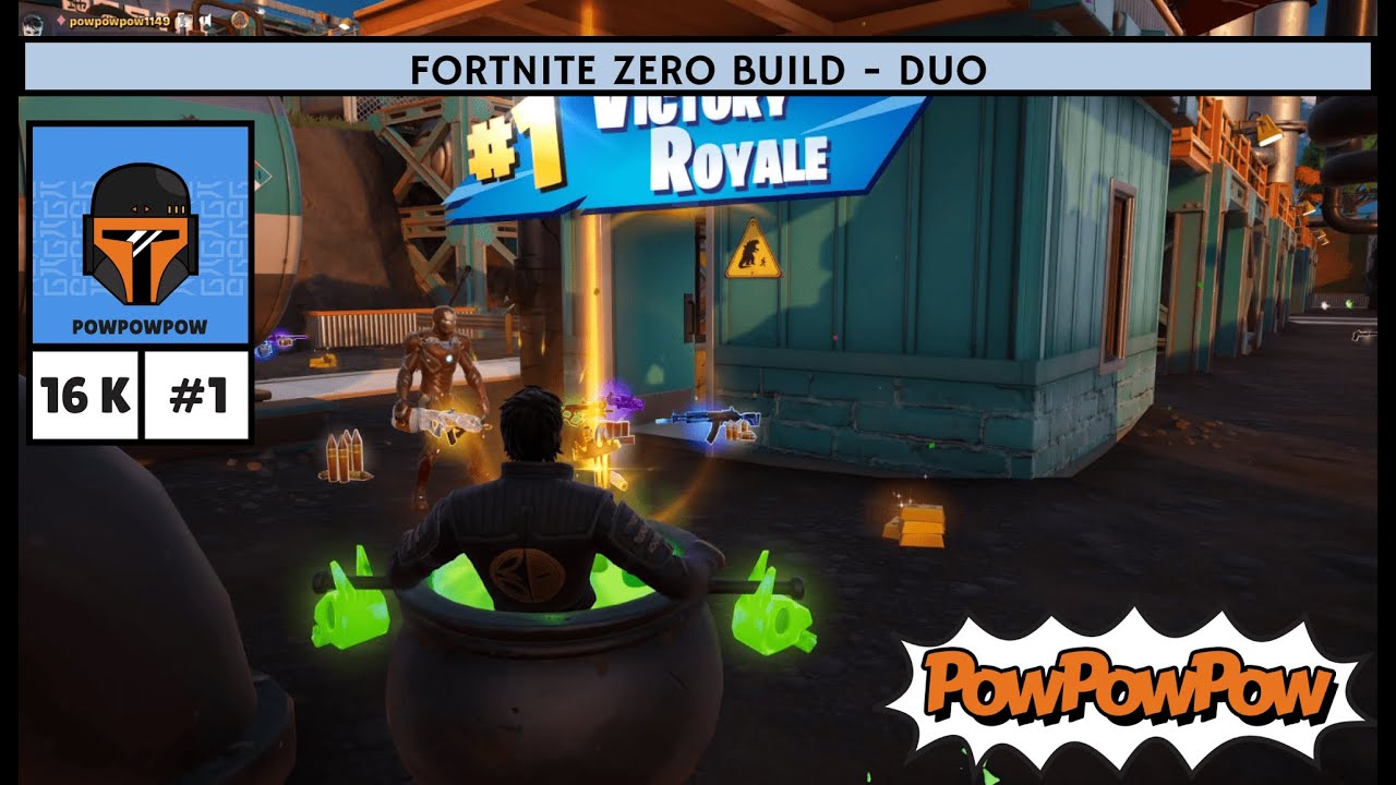 Fortnite Zero Build || 13 Kills Duo Win Gameplay - YouTube