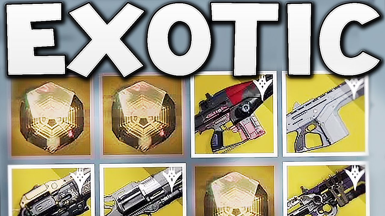 Destiny - EXOTIC BLUEPRINTS !! - YouTube