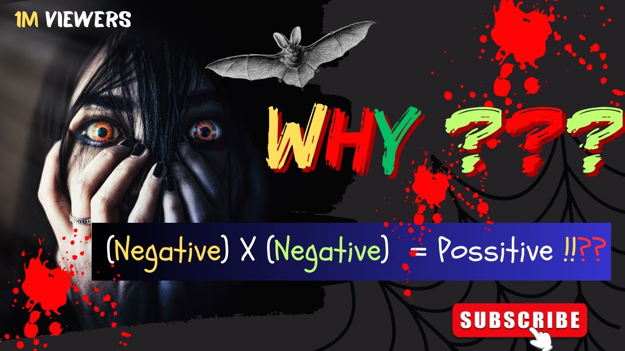 Why Negative Times A Negative Is A Positive L Negative × Negative 1486