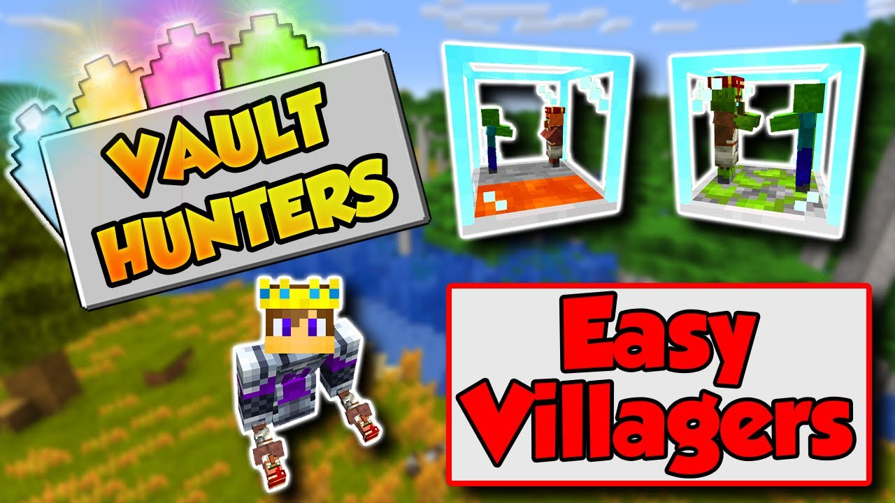 Easy Villagers Guide 👨‍🌾 Vault Hunters Tips and Tricks - YouTube