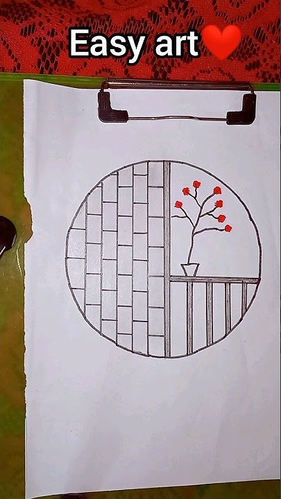 Simple Drowing 🌺 Shortsshort Drowingviralshortfeedvirelshortsshortsvideoart Youtube