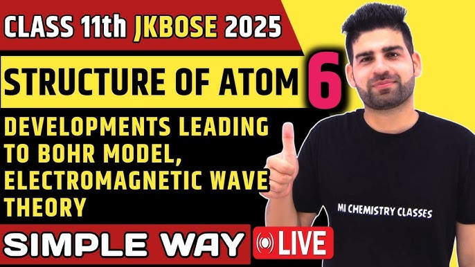 Electromagnetic Wave Theory Chemistry Class 11 Structure Of Atom