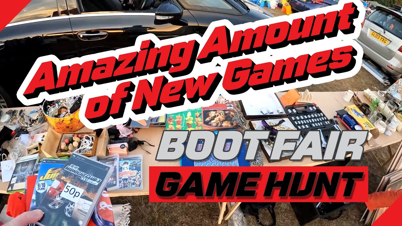 Massive Haul of Amazing Games From the Boot Fair - YouTube