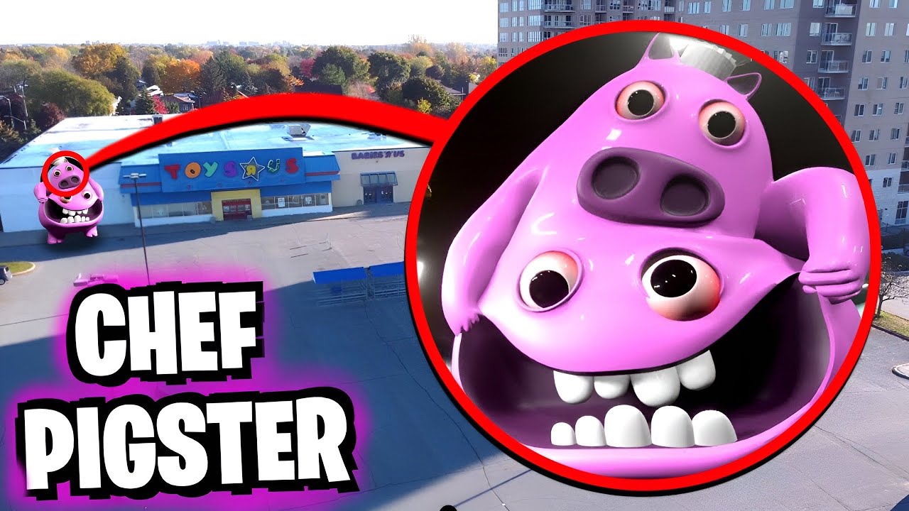 DRONE CATCHES CHEF PIGSTER FROM GARTEN OF BANBAN CHAPTER 3 IN REAL LIFE ...