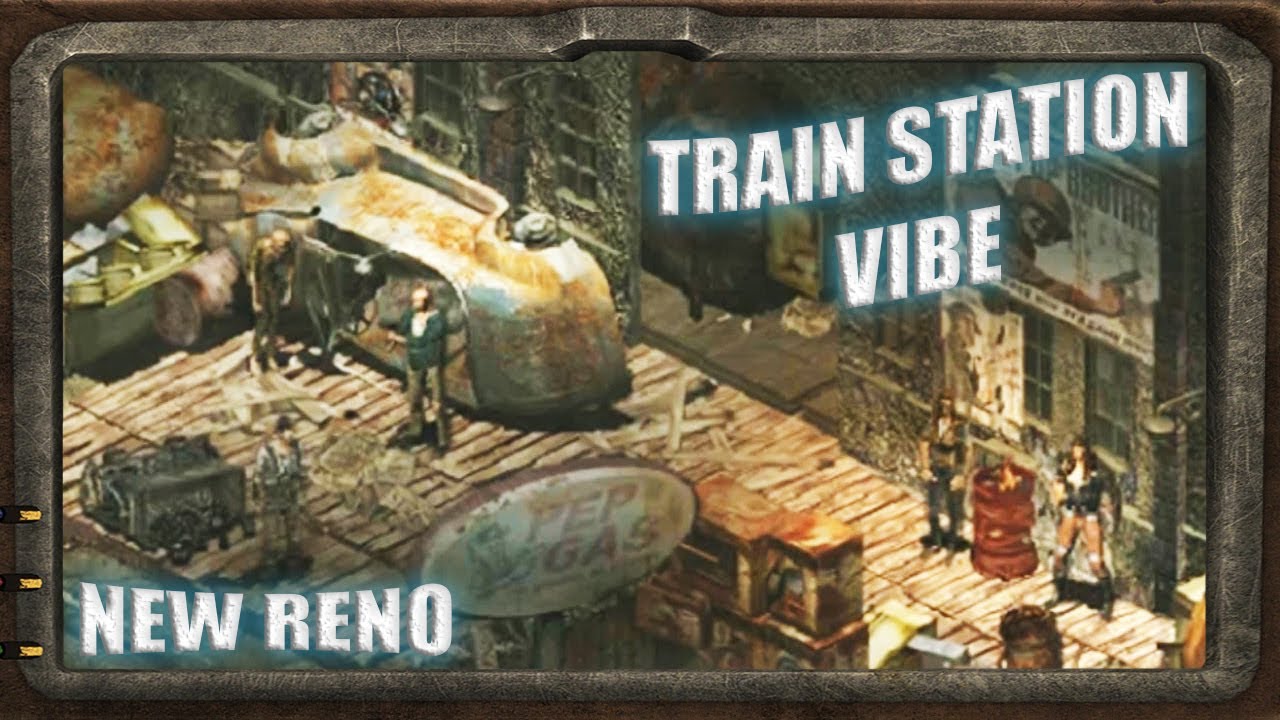 Fallout: New Reno Train Station Vibe || Гнетущая атмосфера сурового ...