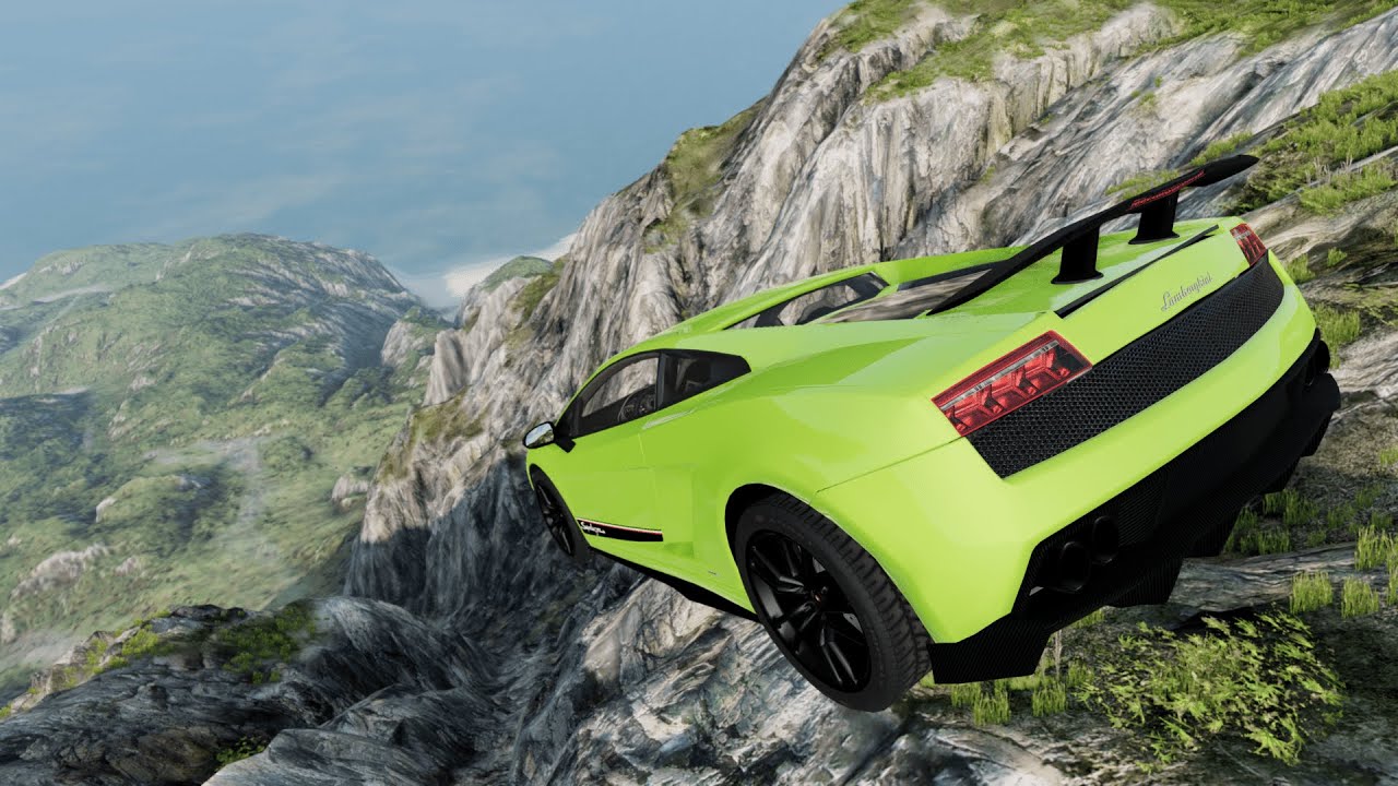 Cliff Drop Compilation #1 - BeamNG Drive - YouTube