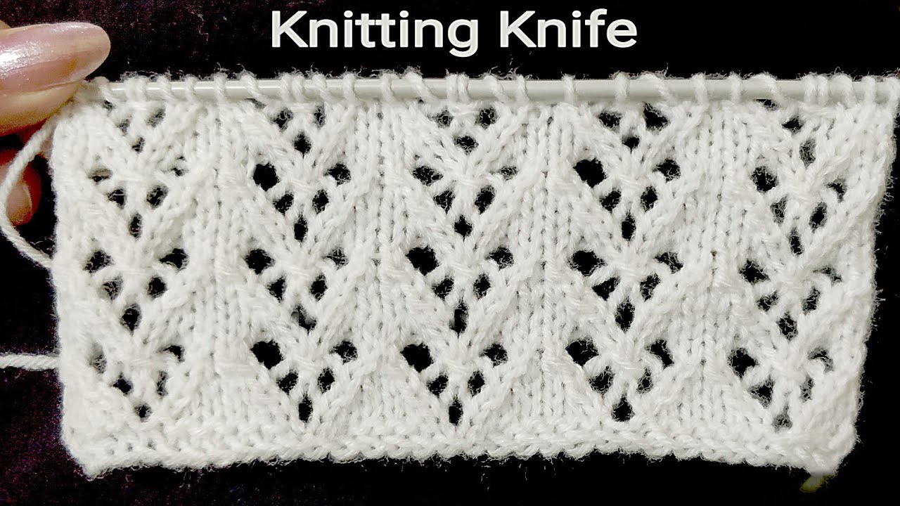 बेहद आसान बुनाई का खूबसूरत डिज़ाइन, Easy Openwork Knitting Pattern/Crop top, Cardigan, Stole ...