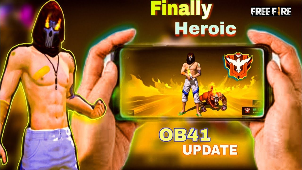 Finally Heroic after Ob41 Update free fire |Heroic completed - YouTube