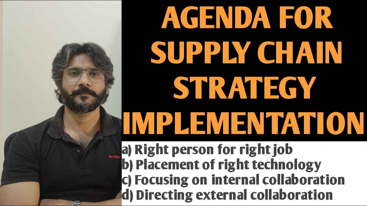 Agenda For Supply Chain Strategy Implementation | Framework For SCM ...