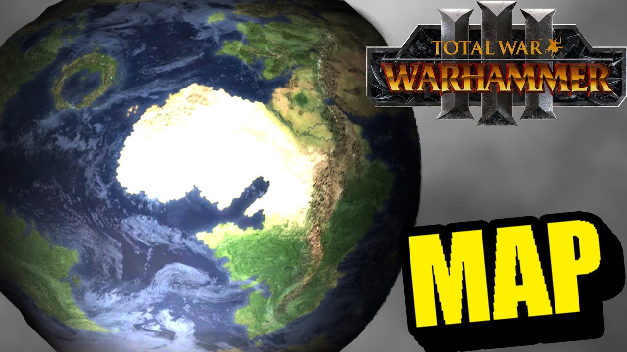 The Warhammer 3 MEGA Campaign Map - YouTube