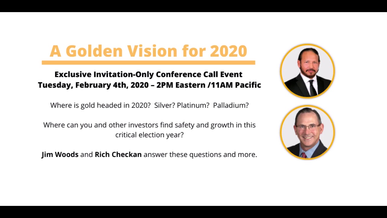 A Golden Vision for 2020 | Teleconference with Eagle Publishing - YouTube